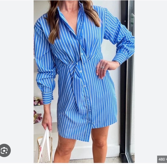 Steve Madden | Dresses | Steve Madden Nadia Dress In Blue | Poshmark